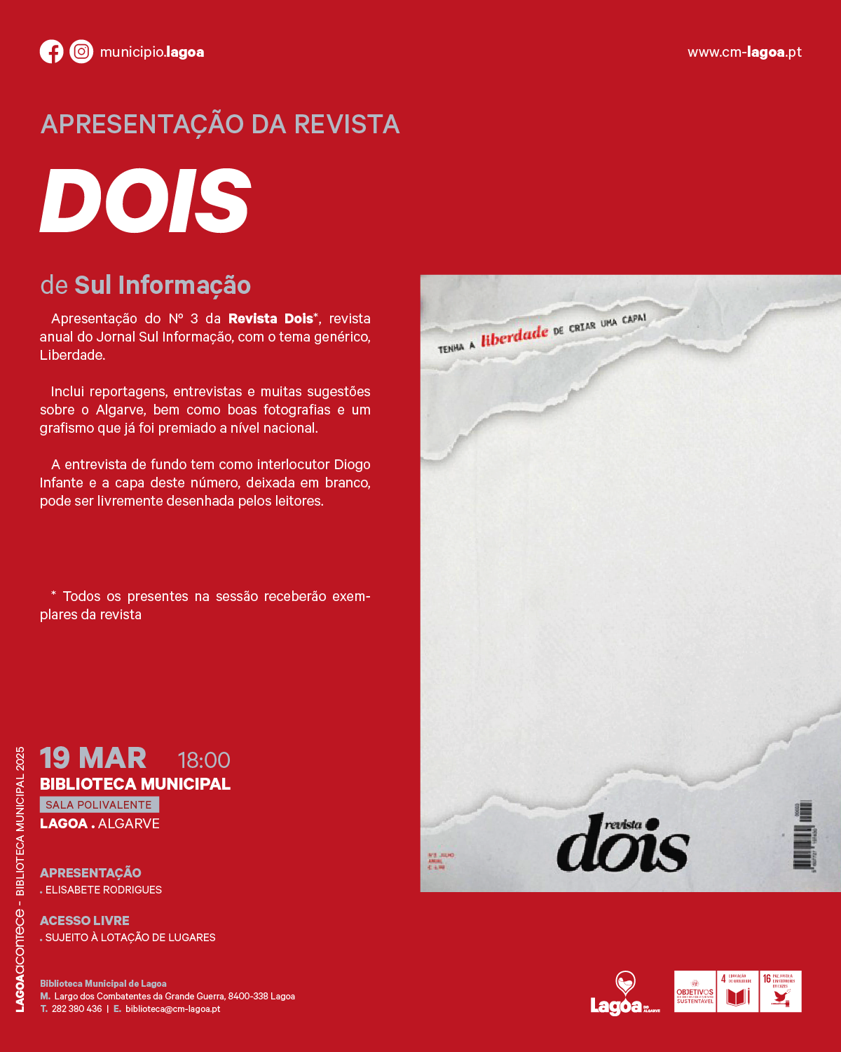 Apresentação de Revista | Dois | Jornal Sul Informação